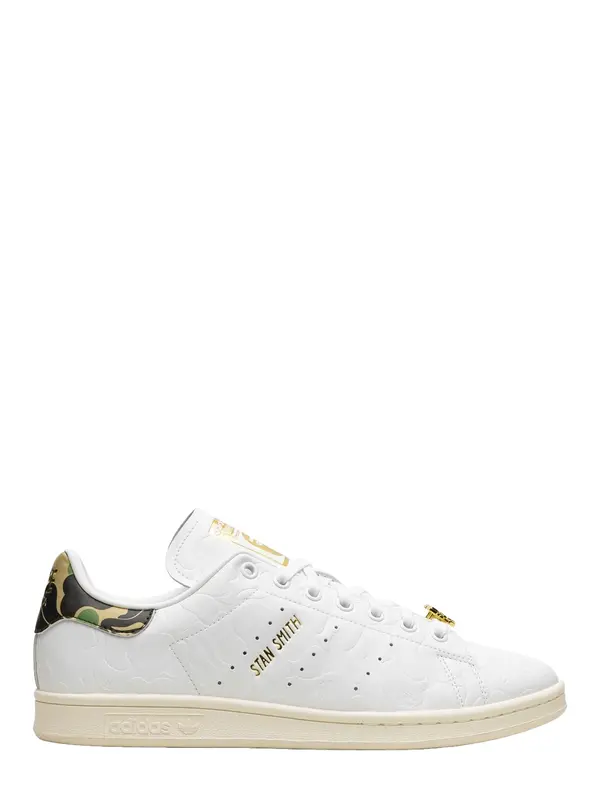 Adidas X Bape Stan Smith 30th Anniversary Sneakers - White