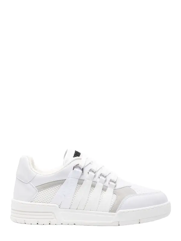 Moschino Panelled Trainers - White