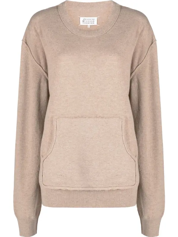 MAISON MARGIELA Crew-neck Jumper - Brown