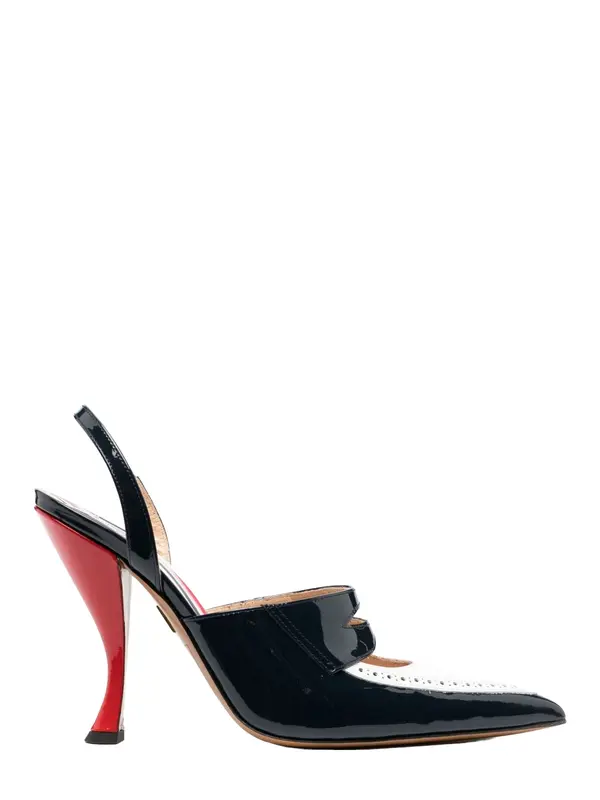 Thom Browne 120mm Leather Pumps - Black