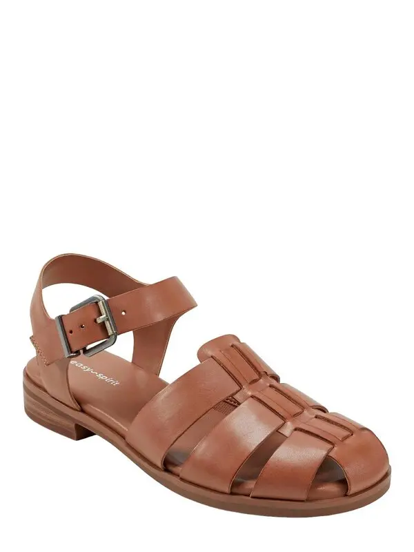 Easy Spirit Gretty Fisherman Sandal - Medium Brown