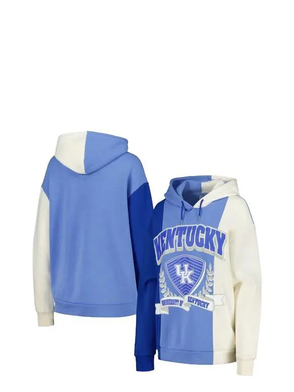 GAMEDAY COUTURE Kentucky Wildcats Hall Of Fame Colorblock Pullover Hoodie - Royal