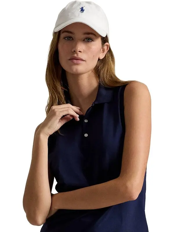 Ralph Lauren Classic Fit Sleeveless Tour Polo Shirt - Refined Navy