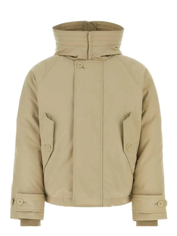 FERRAGAMO Padded Jacket - Beige O Tan