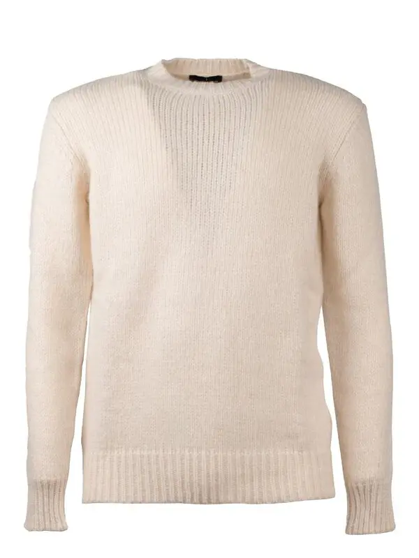 ROBERTO COLLINA Crew-neck Sweater - White