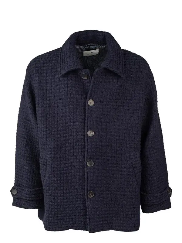 Etro Knit Jacket - Blue