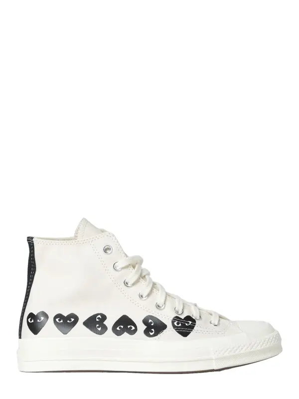 CONVERSE X COMME DES GARONS PLAY High Top Sneakers - White