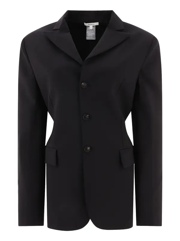 NENSI DOJAKA Serge Tailored Belted Jacket - Black