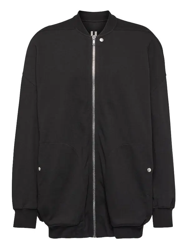 Rick Owens Jumbo Peter Flight Jacket - Black