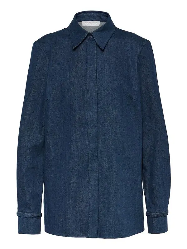 Gabriela Hearst Cruz Denim Shirt - Blue