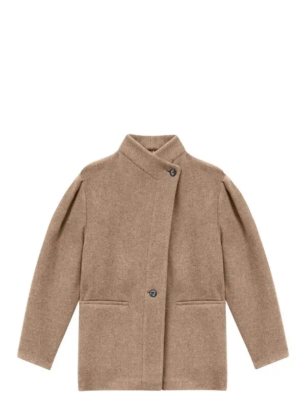 Isabel Marant Jabadi Wool Blend Jacket - Taupe