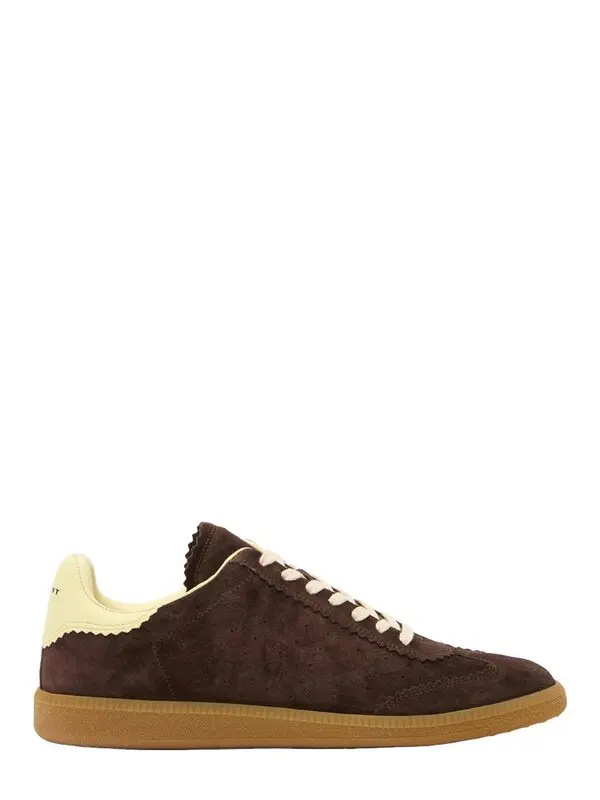 Isabel Marant Brycy Low-top Sneakers - Chocolate / Light Yellow