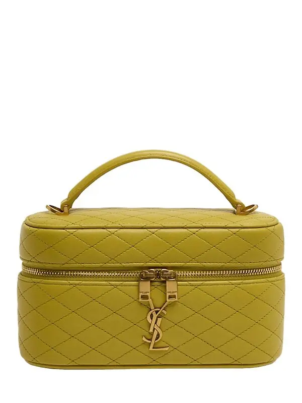Saint Laurent Gabby Mini Vanity Case - Dark Chart