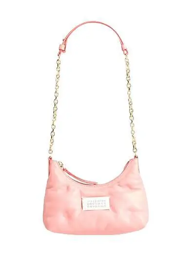 MAISON MARGIELA Hobo Bag In Leather With Brand Logo - Pink