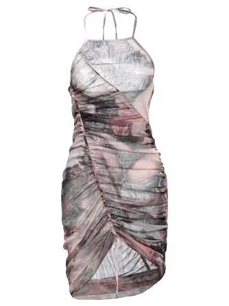 Balmain Mini Bodycon Dress - Pink