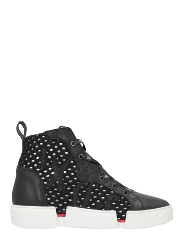 IXOS Leather & Textile High-top Sneakers - Black