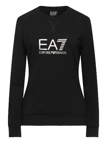 EA7 Cotton-elastane Sweatshirt - Black