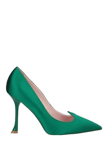 ROGER VIVIER Pumps In Textile Fibers - Green