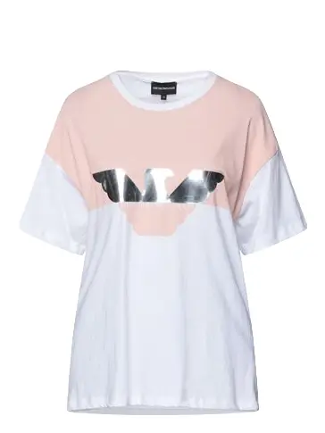 Emporio Armani Printed Cotton T-shirt - White