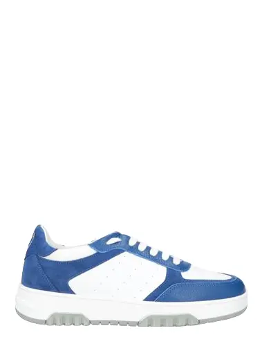 POLLINI Leather Low-top Sneakers - Blue