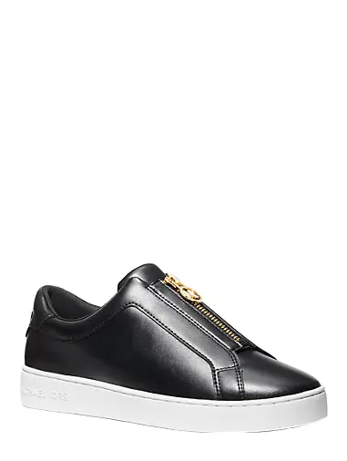 Michael Kors Keaton Zip-up Sneaker - Black