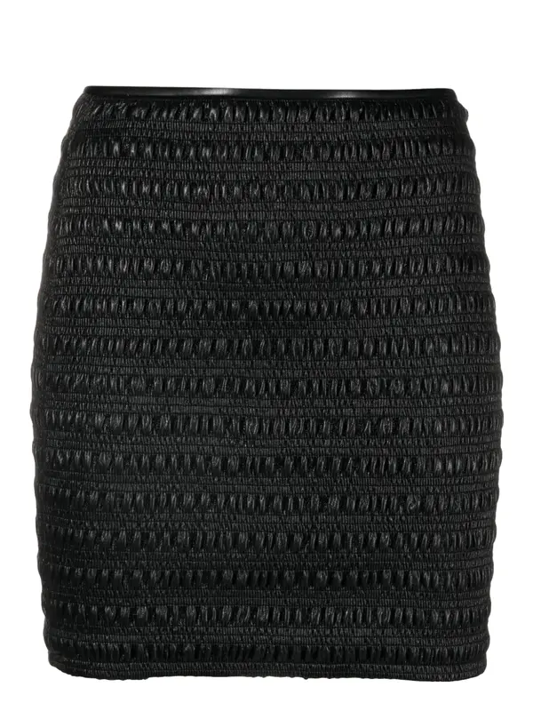 Nanushka Ceara Mini Skirt - Black