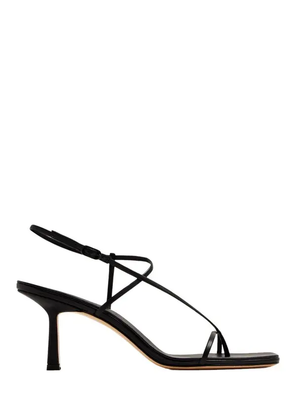 Studio Amelia 70mm Cross Front Sandals - Black