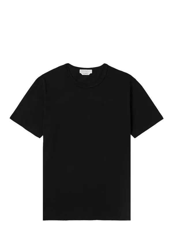 Gabriela Hearst Bandeira Cotton-jersey T-shirt - Black