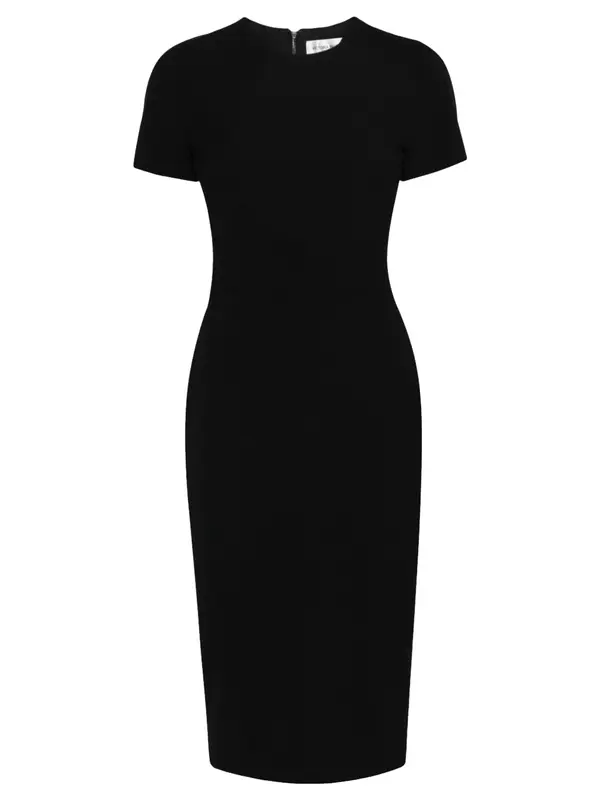 Victoria Beckham Fitted T-shirt Dress - Black