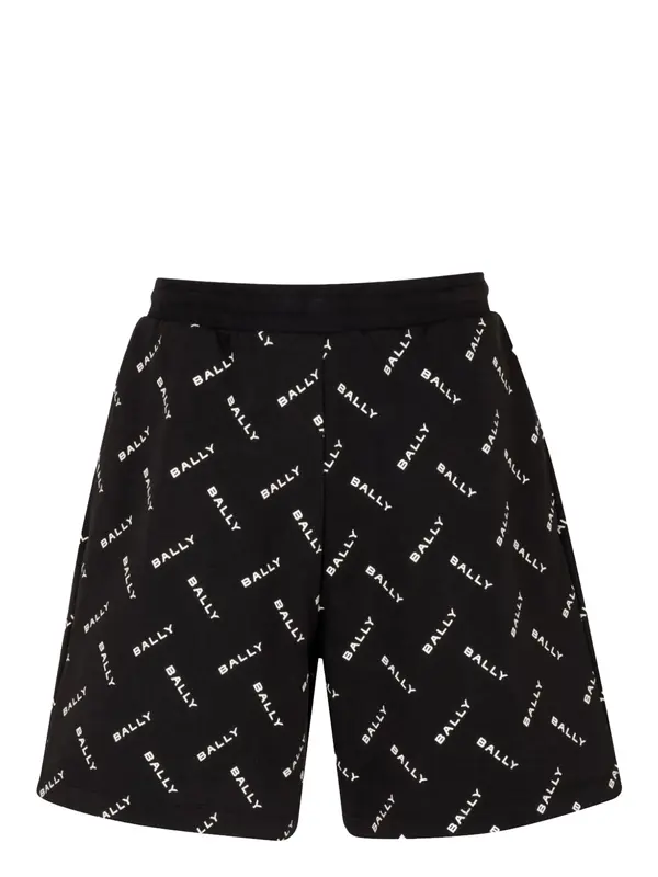 Bally Logo-print Track Shorts - Black