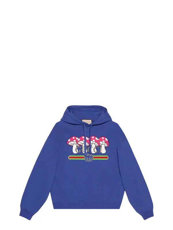 Gucci Hooded Sweatshirt - Blue