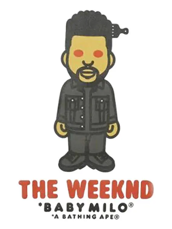 A BATHING APE X Xo The Weeknd Baby Milo Tee - White