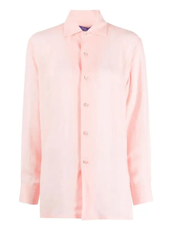 Ralph Lauren Spread-collar Button-down Shirt - Pink