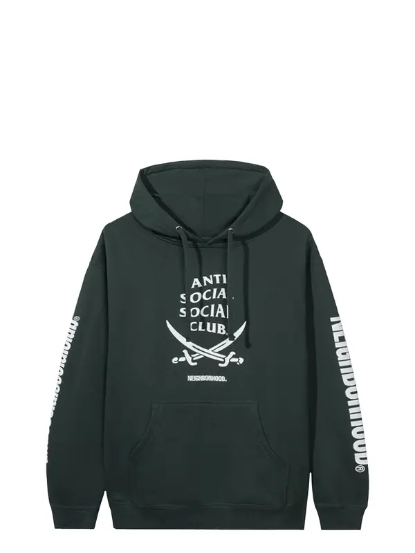 ANTI SOCIAL SOCIAL CLUB X Neighborhood 6ix Hoodie - Green