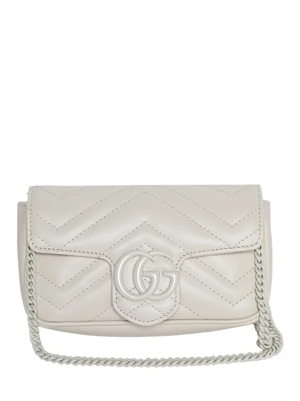 Gucci Gg Marmont Matelasse Bag - White
