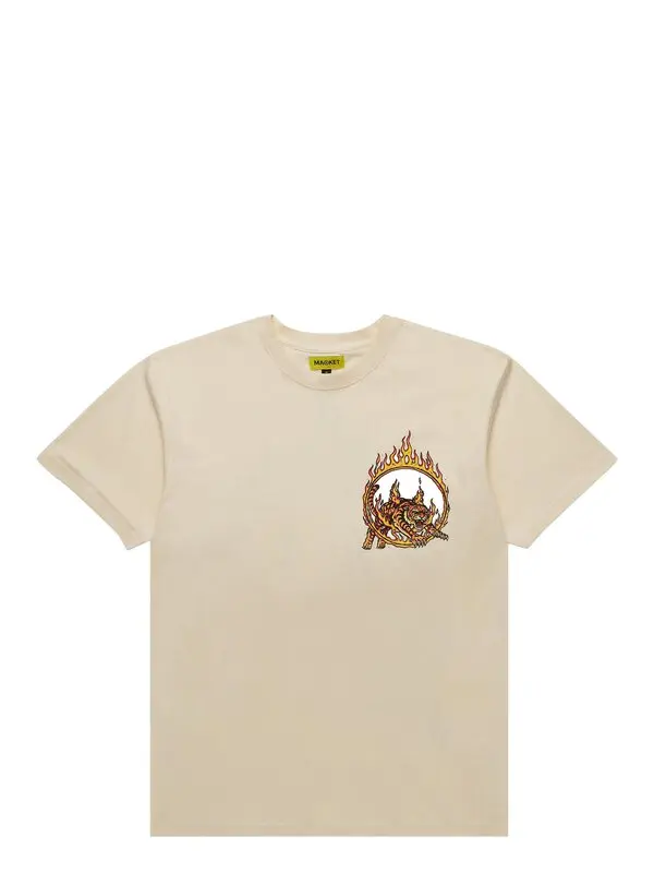 MARKET Printed T-shirt - Cream