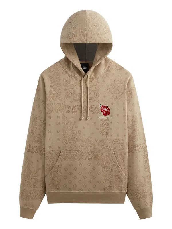 Kith Paisley Nelson Hoodie - Tan