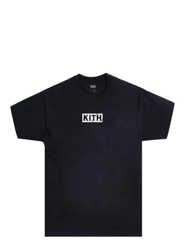 Kith Printed Short Sleeve Tee - Black