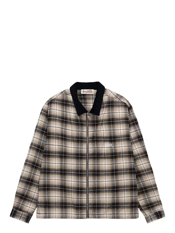 StÜssy Frank Plaid Zip Shirt - Multicolor