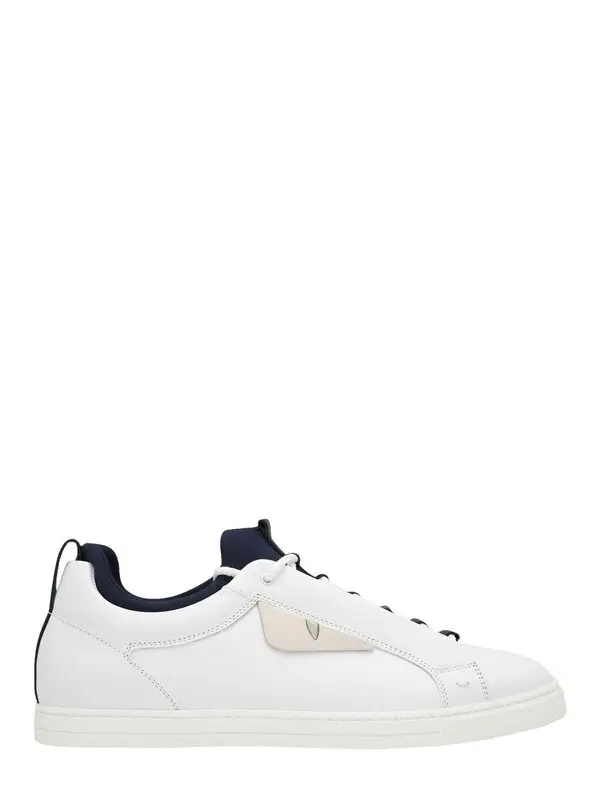 Fendi Leather Low-top Sneakers - White