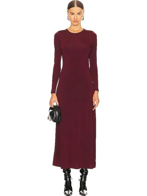 ALLSAINTS Katlyn Maxi Dress - Winter Orchid Red