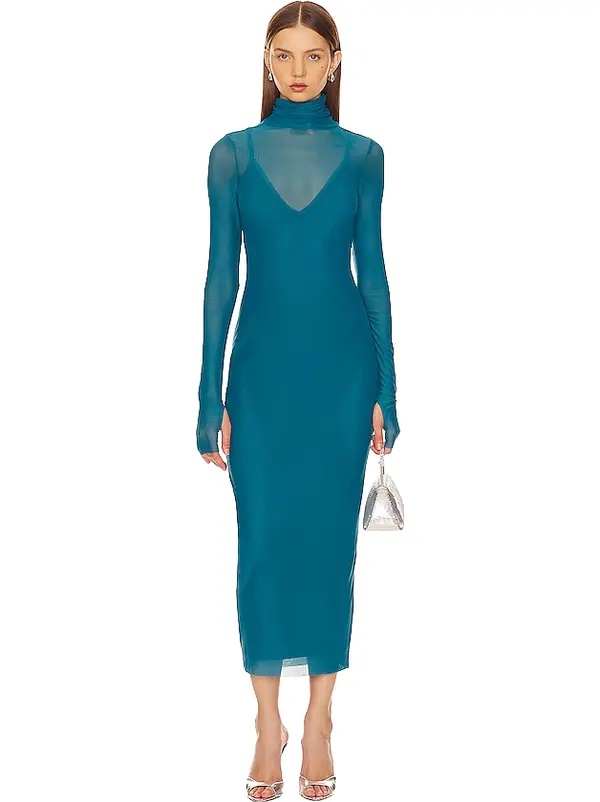 AFRM Shailene Maxi Dress - Ocean Depths
