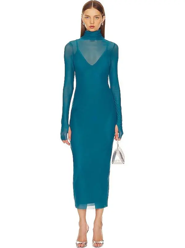 AFRM Shailene Maxi Dress - Ocean Depths
