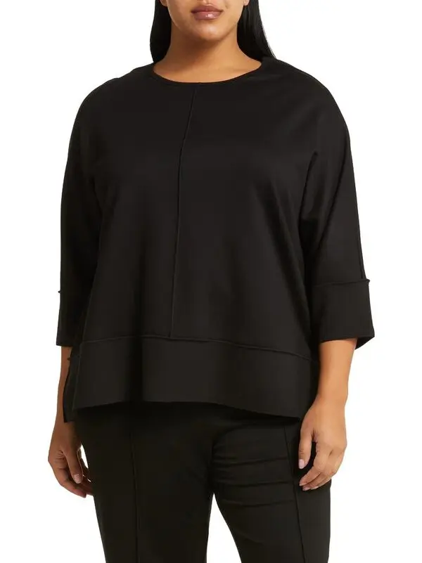 Jones New York Serenity Knit Top - Jones Black