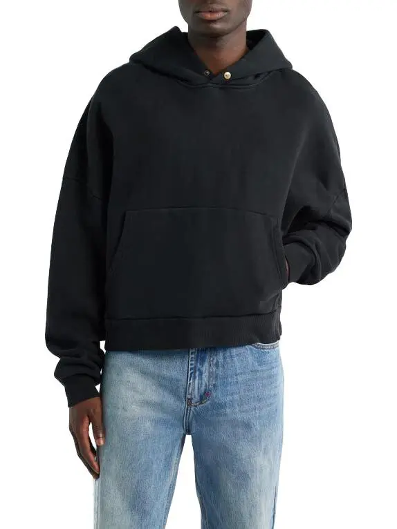 ELWOOD Rectangle Hoodie - Black Ink