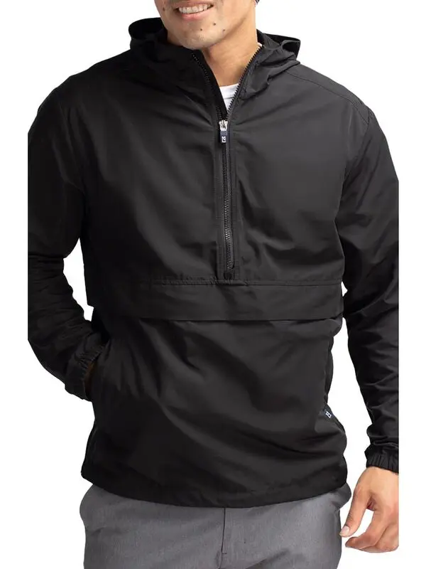 Cutter & Buck Charter Anorak Jacket - Black