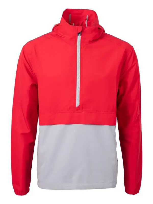 Cutter & Buck Charter Anorak Jacket - Red/polished