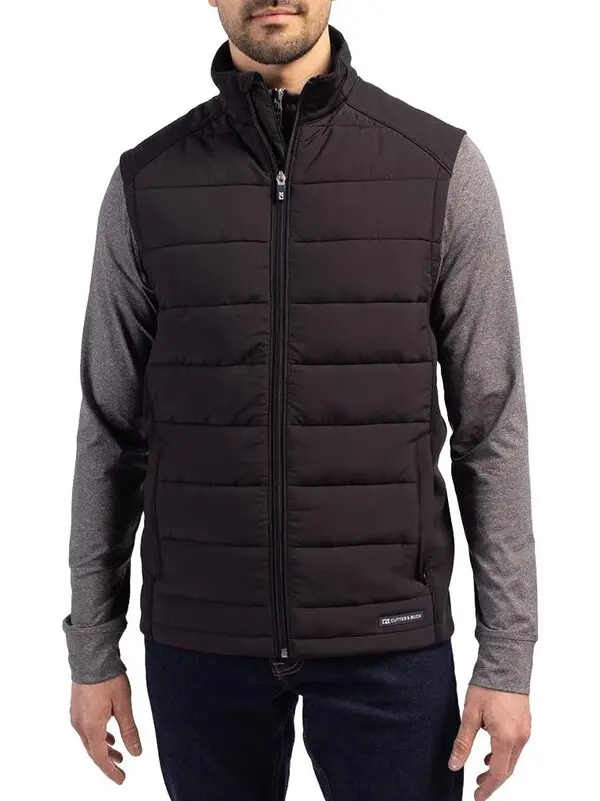 Cutter & Buck Evoke Hybrid Softshell Vest - Black