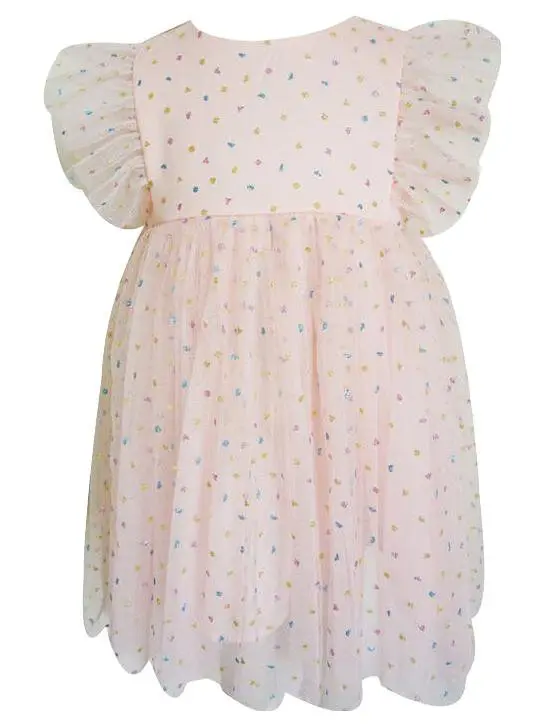 POPATU Confetti Pinafore Dress - Peach