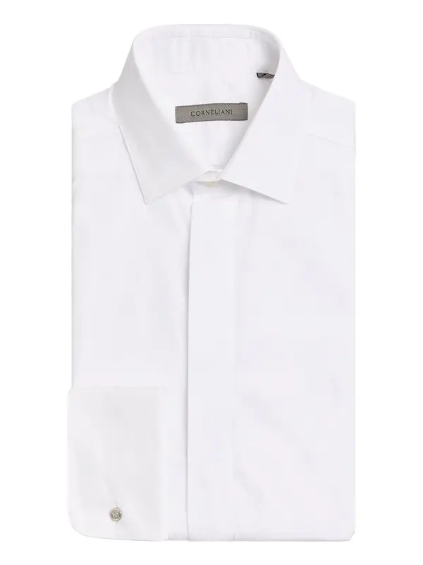 Corneliani Cotton Evening Shirt - White